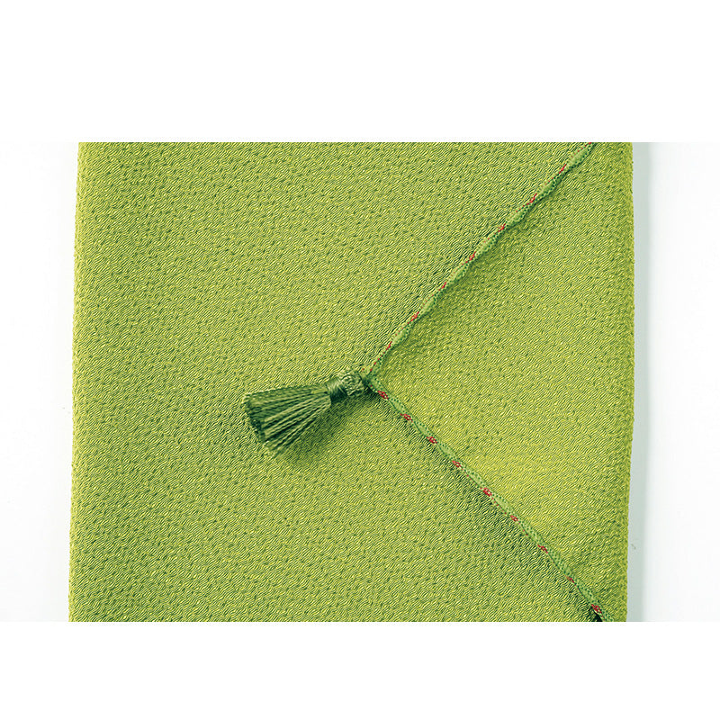 36 Polyester Chirimen Fukusa | Green – Musubi